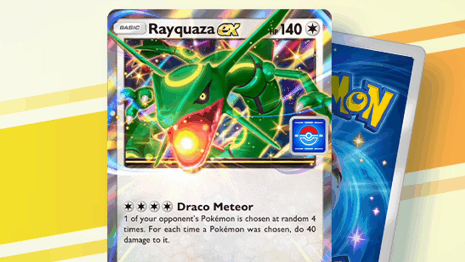 Rayquaza ex Drop Event - Free Promo Pack A Vol. 7 Cards - Pokémon TCG ...