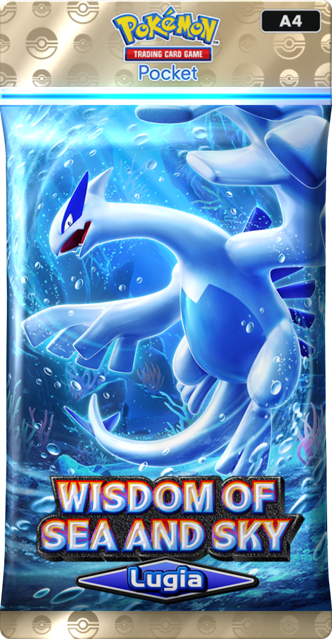 Wisdom of Sea and Sky A4 Expansion Card List & Booster Details - Pokémon TCG Pocket Expansions